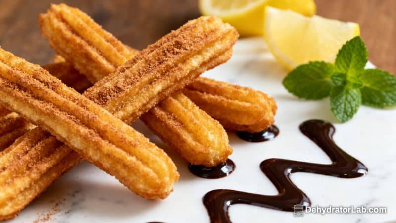 Air Fryer Churros With Chocolate Sauce - Crispy, Light, and Easy