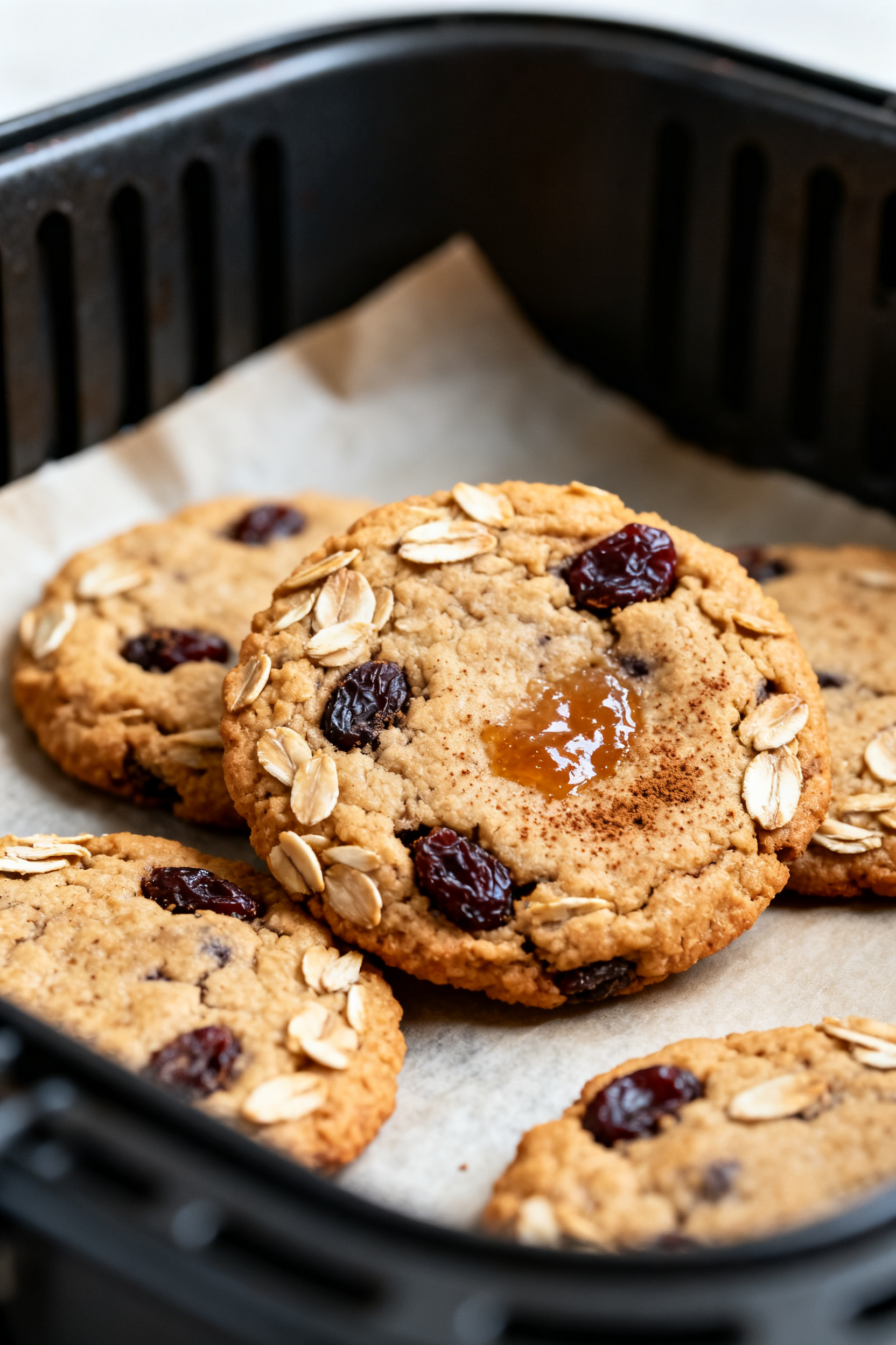 Air Fryer Oatmeal Raisin Cookies - Chewy, Cozy, and Ready Fast